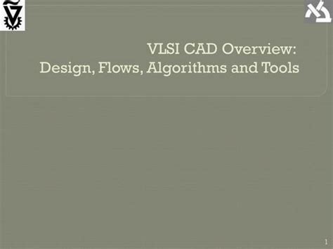 Synthesis And Optimization In Vlsi Design Pdf