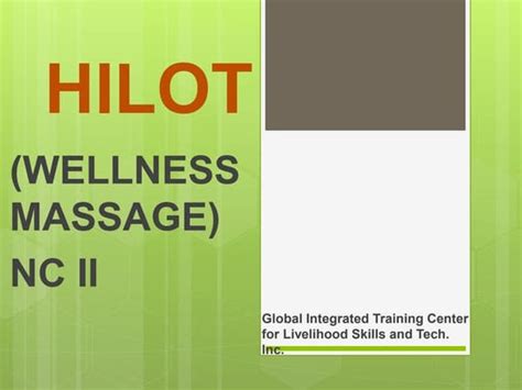 Applicatiion Of Draping In Wellness Massage Pptx