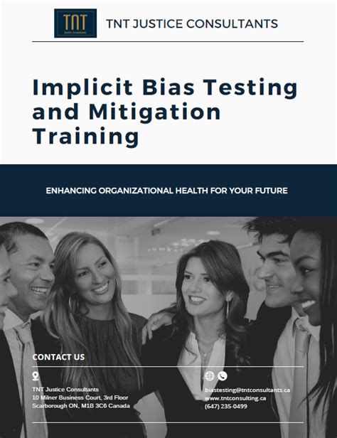 Implicit Bias Testing TNT Justice Consultants