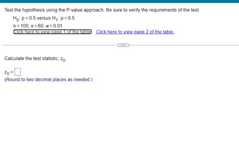 solved test the hypothesis using the p value approach be