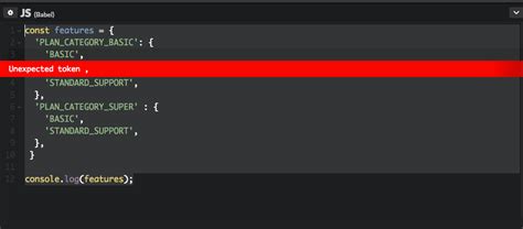 Javascript Unable To Use Es6 Syntax In Codepen Stack Overflow