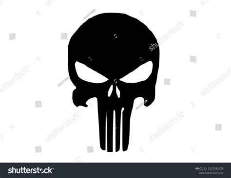 Punisher Skull Cross Over 55 Royalty Free Licensable Stock Vectors