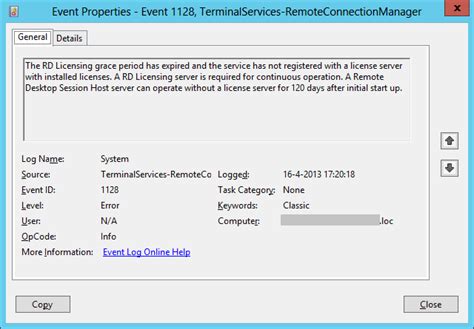 no remote desktop license server available on rd session host server