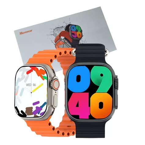 Smartwatch W69 Ultra Série 9 Microwear 2GB ROM Bússola 49MM Relógio