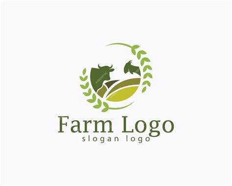 Premium Vector Farm Logo Creative Agriculture Wheat Vector Icon Design