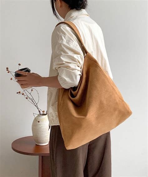 꼬메르 주문폭주 보부상가방 스퀘어 스웨이드 빅 숄더백 3color