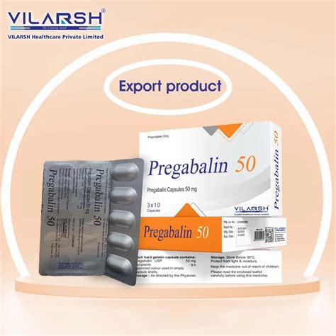50 Mg Pregabalin Capsules At Best Price In New Delhi By Vilarsh Healthcare Private Limited Id