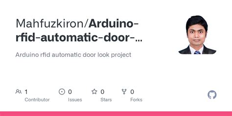 GitHub Mahfuzkiron Arduino Rfid Automatic Door Look Project Arduino Rfid Automatic Door Look