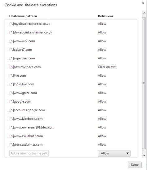 Chrome Allowing Cookies Despite Telling It Not To Super User