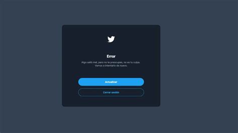 Twitter caído durante una hora el servicio dejó de funcionar en todo