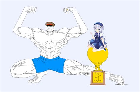Booru Soy Post 9486 Anime Arm Buff Cap Clothes Communism Ear Eyelids