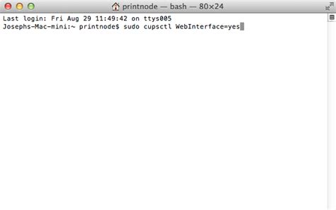 Setting Up RAW Printing For MacOS OS X PrintNode