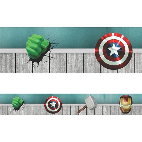 Faixa Decorativa De Parede Infantil Border Bebe Vingadores Shopee Brasil