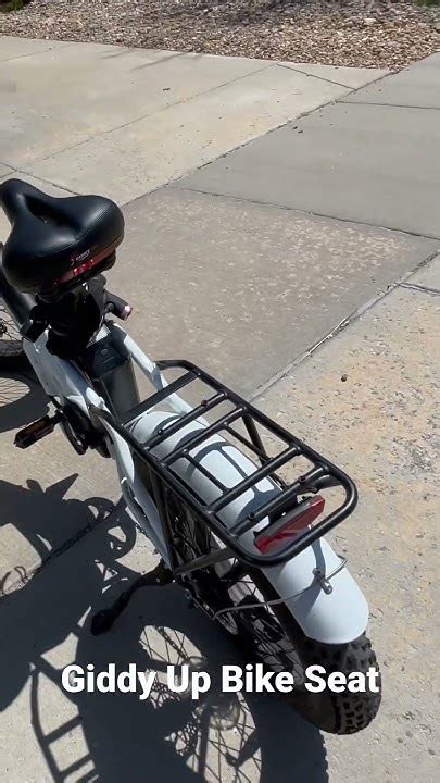 Giddy Up Bike Seat On Lectric Xpremium Amazon Finds Lectricxp Ebike