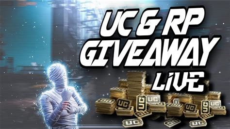Bgmi Uc Giveaway Live Rp Giveaway Bgmilive Youtube
