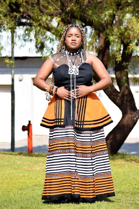 3 Piece Umbhaco Latest African Fashion Dresses Modern Xhosa Attire