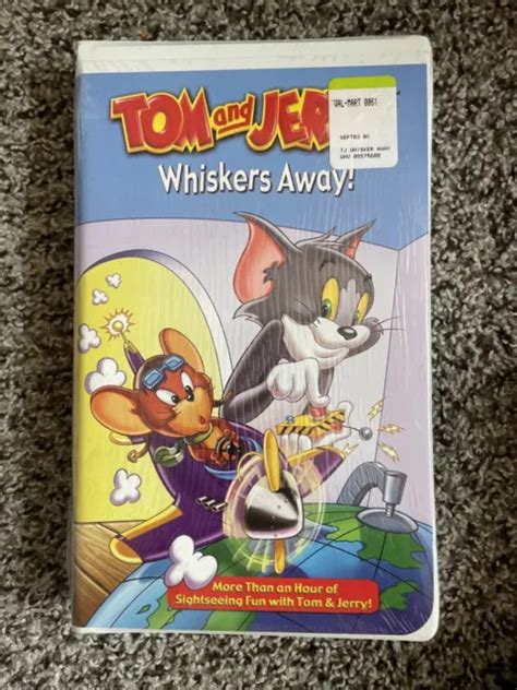 Tom And Jerry Whiskers Away Wb Vhs 2003 Sealed Clam Shell Walmart