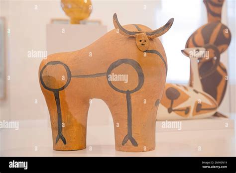 France Alpes Maritimes Antibes Antibes Picasso Museum Earthenware By Pablo Picasso Standing