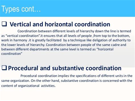 What Are The Two Types Of Coordination
