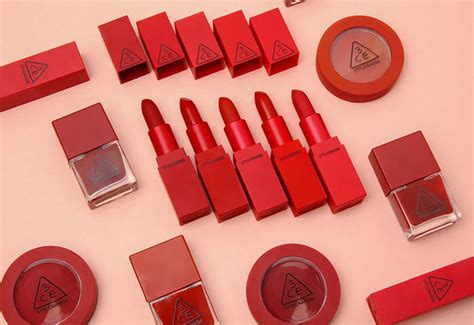 Bảng Màu Son 3ce Red Recipe Lip Color Mini Kit Sắc đỏ Thống Trị