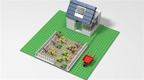 Lego Moc Lego Greenhouse And Garden By Mindstormsmaster Rebrickable