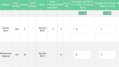 Using Marksheets In Edulink One Edulink One Knowledge Hub Overnet