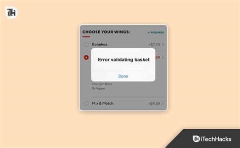 8 Ways To Fix Doordash Error Validating Basket On Androidios App