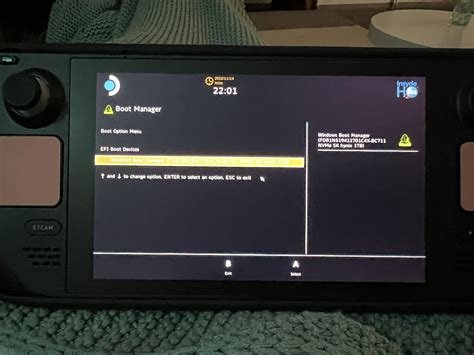 Help Steamos Boot Option Gone Rsteamdeck