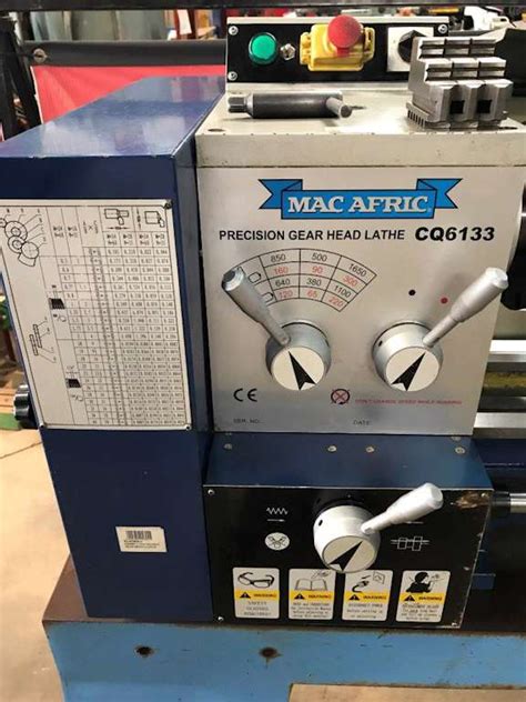 Used Machine Mac Afric Cq6133 Centre Lathe 9458 Th Machine Tools