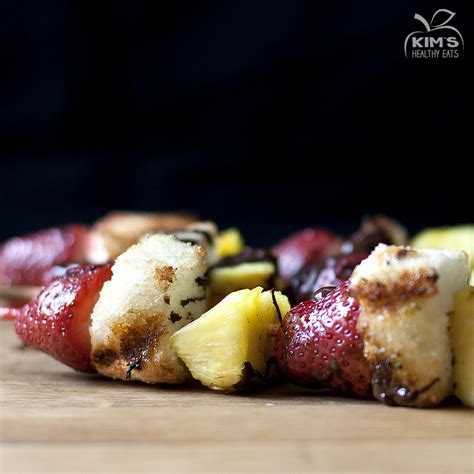 Grilled Fruit Skewers Kims Healthy Eats