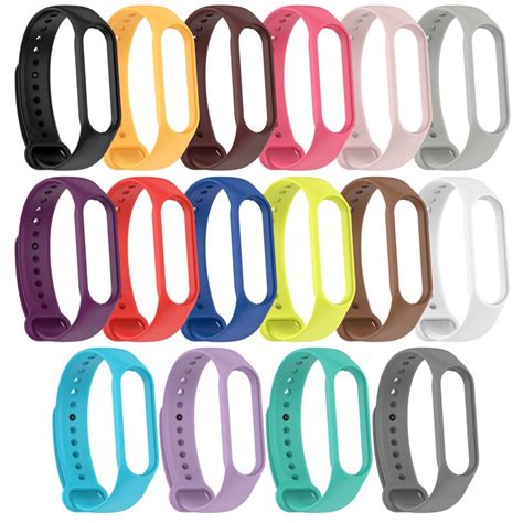 Xiaomi Mi Band 3 4 5 6 7 Replacement Strap Colourful Silicone Smart
