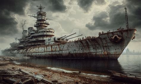 Post Apocalypse Battleship 2 By Prowallpapers On Deviantart