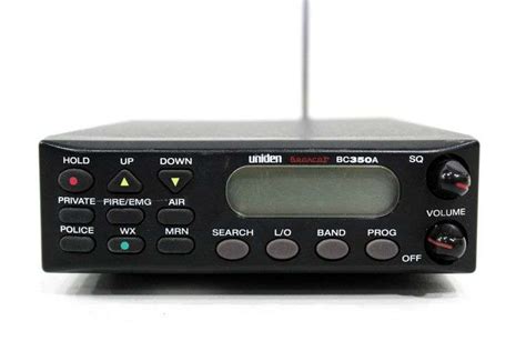 Uniden Bearcat Bc350a Scanner Police Fire Aviation Weather Radio