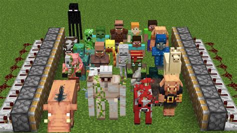 All Minecraft Mobs Combined Youtube