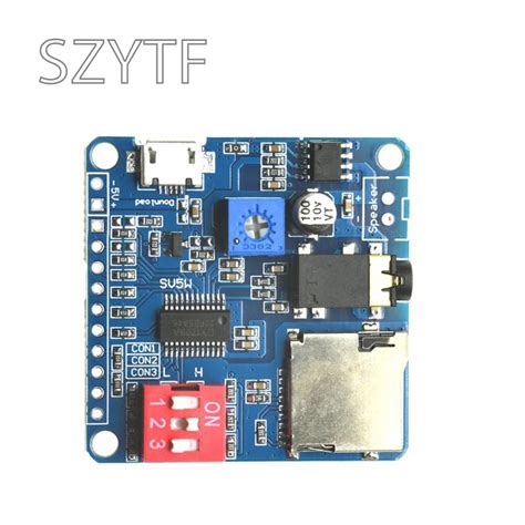 voice sound playback module arduino mp3 player module uart i o trigger class d amplifier board