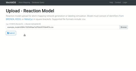 Atom Mapping Model Metamdb