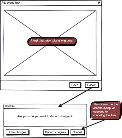 Windows Os Savecancel Dialog From Pressing Cancel User Experience
