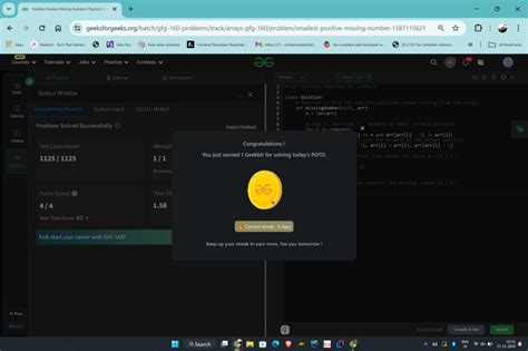 Mohammed Mohsin On Linkedin Gfg160 Gfg Geeksforgeeks Codinglife