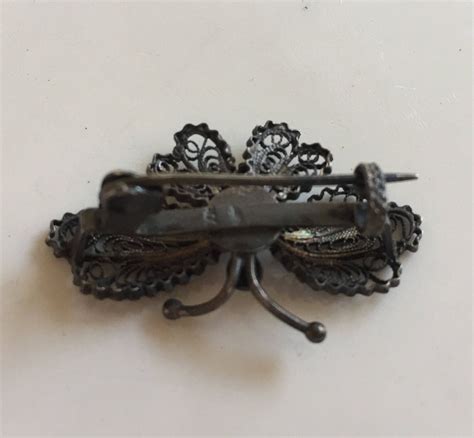 Antique Victorian Cannetille Filigree Sterling Silver Etsy