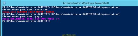Powershell Ile Klasör Oluşturma Ve İzin Atama Get