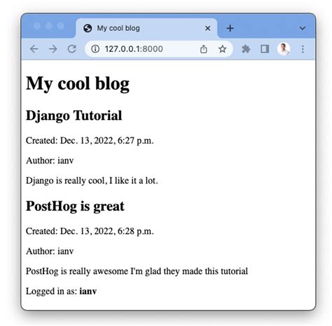 Setting Up Django Analytics Feature Flags And More Posthog
