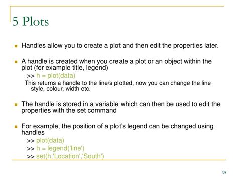 Ppt Introduction To Matlab Session 2 Powerpoint Presentation Free