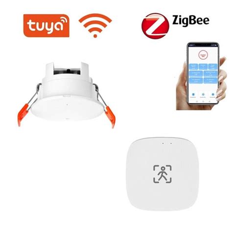 Zre Msncr Tuya Wifi Zigbee Smart Human Presence Sensor With Illuminance Distance Fretting