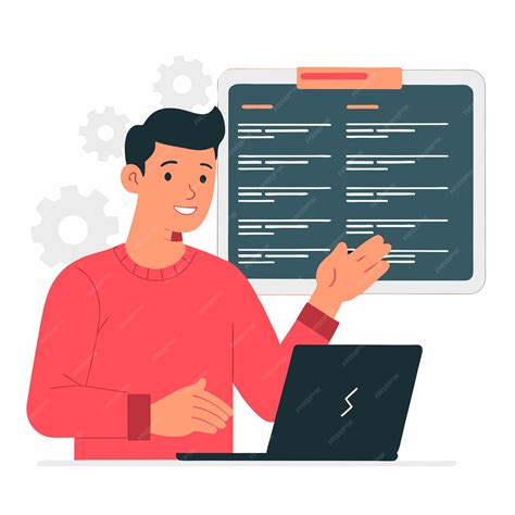 Hand Coding A Stepbystep Conceptual Illustration Premium Ai Generated Vector
