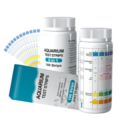 Buy 6 In 1 Aquarium Test Strips100 Strips Fish Tank Test Kit For