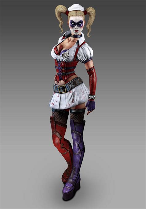 Harley Quinn Render Batman Arkham Asylum Art Gallery 66040 Hot Sex