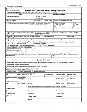 2016 Form FAA 8710 13 Fill Online Printable Fillable Blank PdfFiller