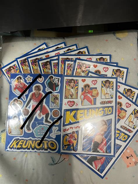 全新 Mirror X Mcdonald‘s Keung To Anson Lo Edan Lui 貼紙 興趣及遊戲 收藏品及