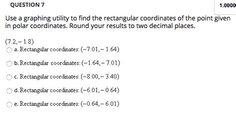 Solved Question 7 10000 Use A Graphing Utility To Find The