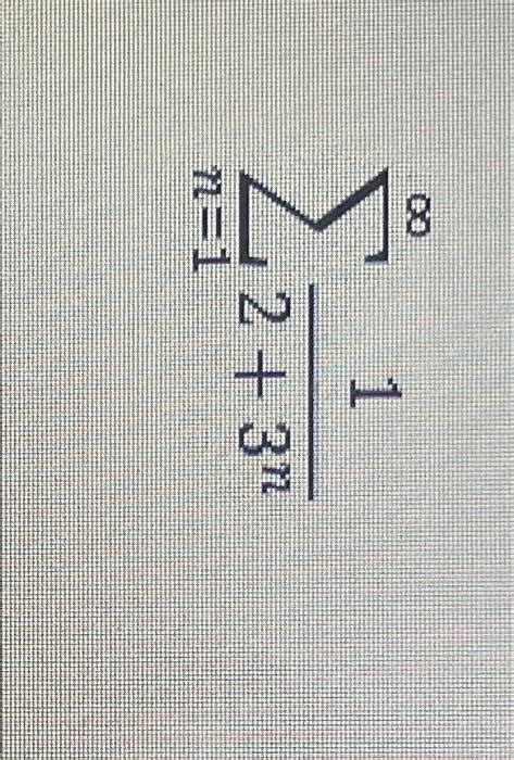 Solved Need Help Asap Find If The Series Converges Or